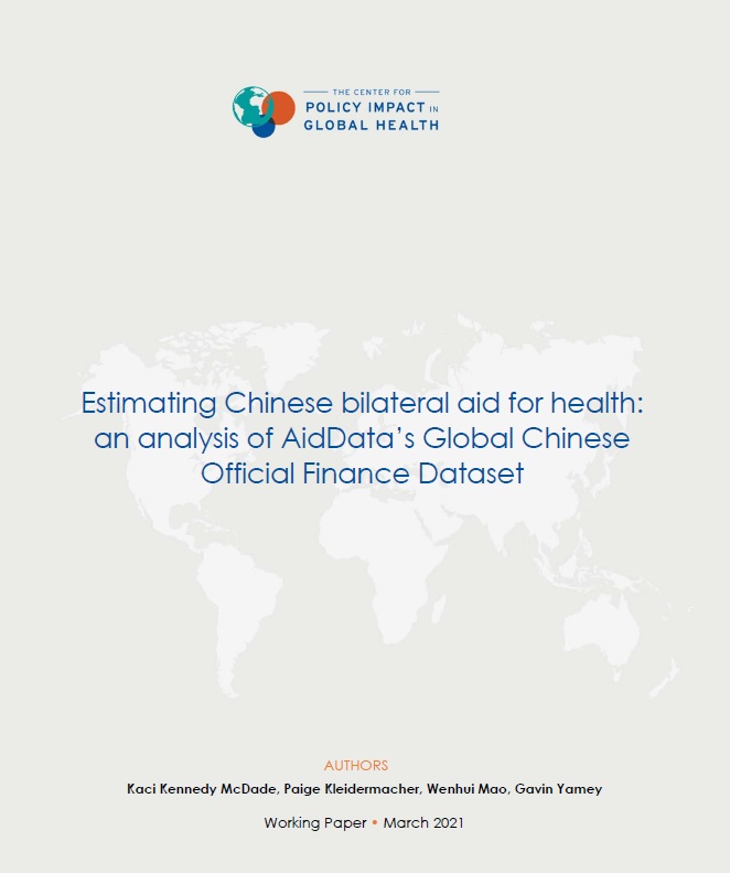 Estimating Chinese bilateral aid for health: an analysis of AidData’s ...
